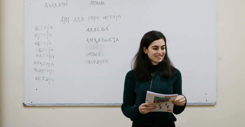 Abkhaz in London learn their mother tongue at the courses of the ...