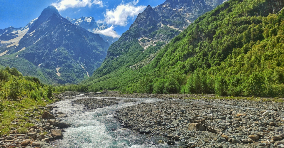Nature of Abaza villages in Karachay-Cherkessia